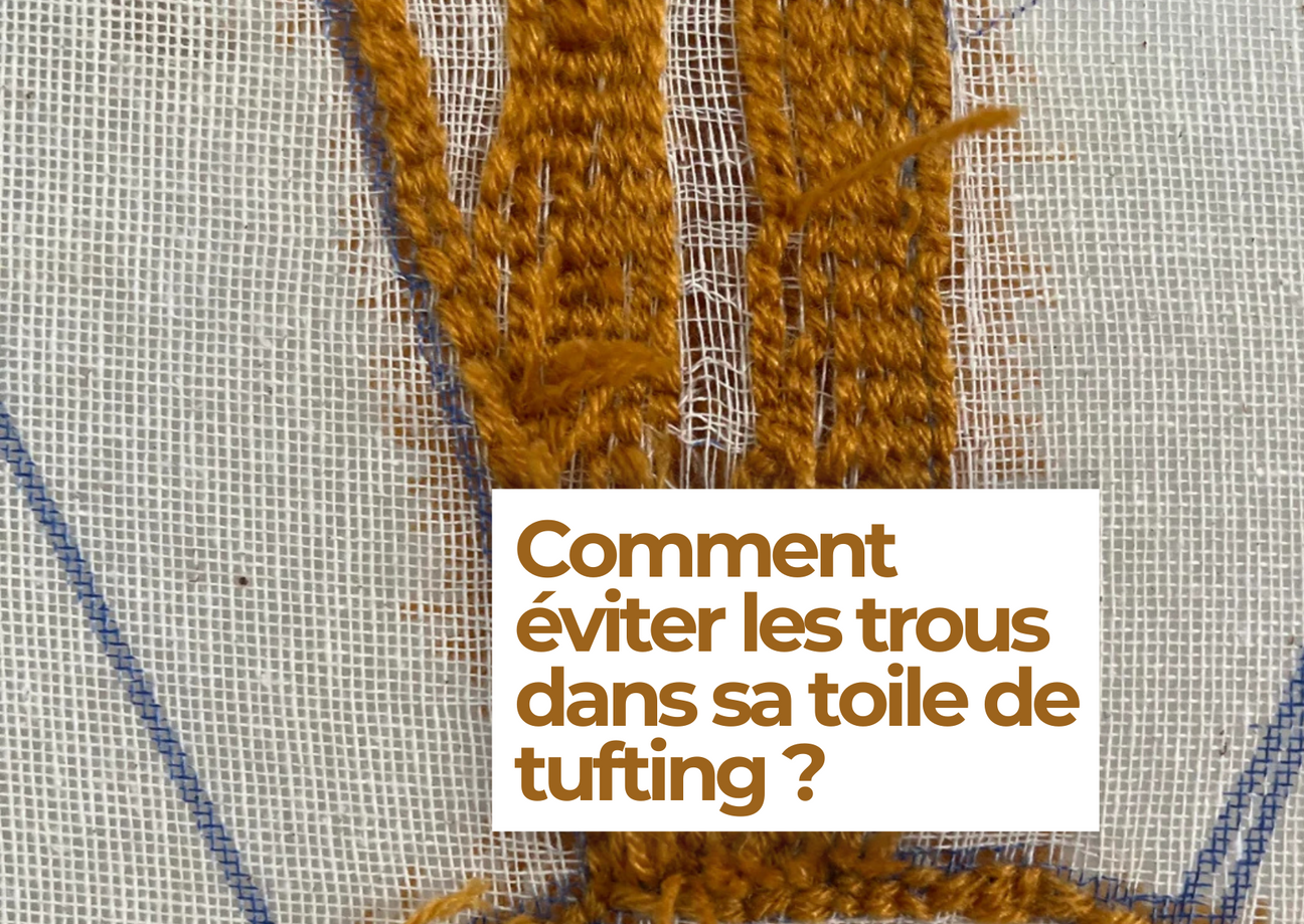 How to Avoid Holes in Your Tufting Fabric (and Fix Them Easily) – LeTufting