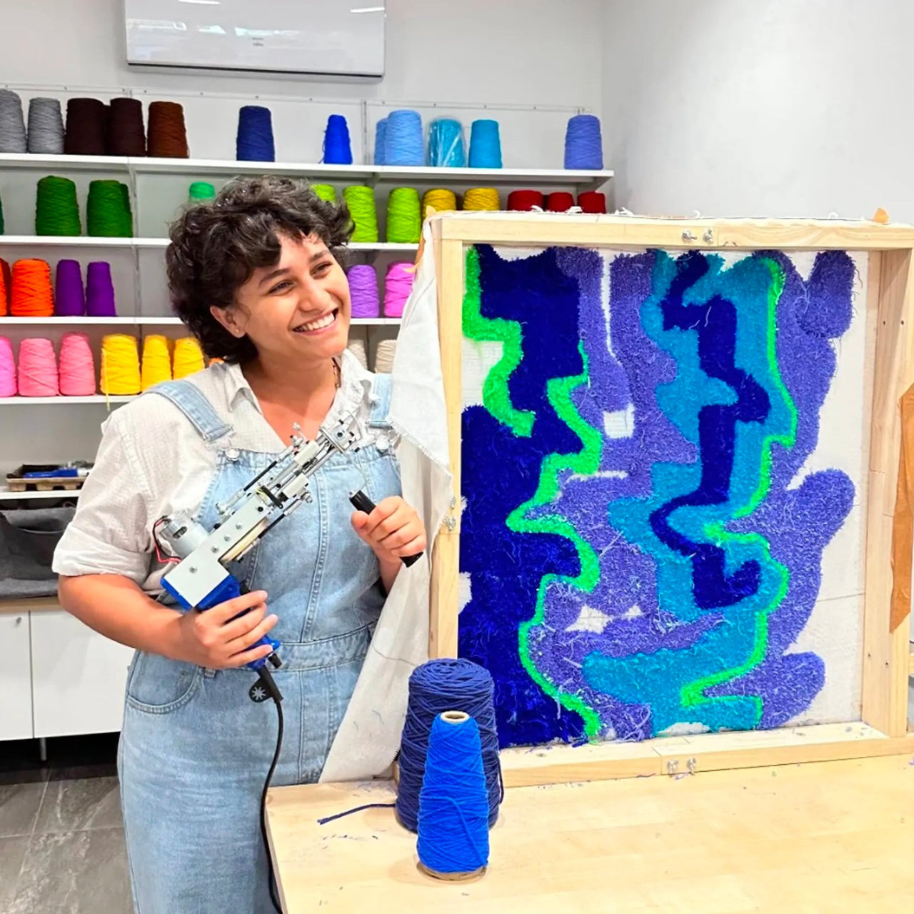 Tufting workshop: comprehensive training – €495 (Deposit required: €50 – LeTufting